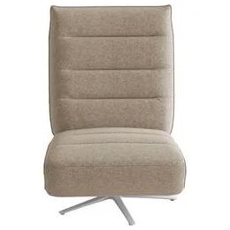 Sit & More TV-Sessel SIT & MORE "Eve", taupe, B:80cm H:109cm T:98cm, 100% Polyester, Sessel, mit Herz-Waage und 2 Motoren, Bedienfelder im Sitz