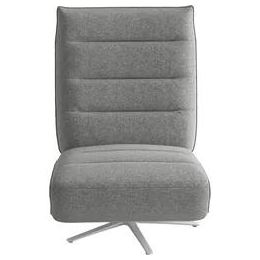 Sit & More TV-Sessel SIT & MORE "Eve", grau, B:80cm H:109cm T:98cm, 100% Polyester, Sessel, mit Herz-Waage und 2 Motoren, Bedienfelder im Sitz