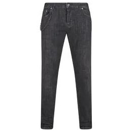 Bequeme Jeans 2Y Premium "2Y Premium Herren 2Y Skinny Fit Jeans", Damen, Gr. 34, Normalgr&ouml;&szlig;en, schwarz, 97% Baumwolle, 3% Elasthan, unifarben, Jeans
