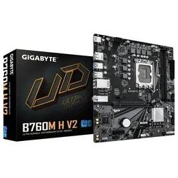 Gigabyte Mainboard "B760M H V2 Mainboard - Unterst&uuml;tzt Intel Core Prozessoren der 14. Gene", ohne farbbezeichnung, B:27cm H:5,6cm T:26,7cm, Mainboards