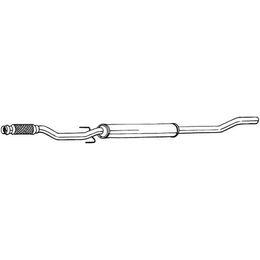 BOSAL Mittelschalld&auml;mpfer 286411 f&uuml;r MINI