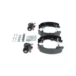 Bosch Bremsbackensatz KIT SUPERPRO 0 204 114 200 hinten rechts links vormontiert 19,05mm f&uuml;r PEUGEOT CITRO&Euml;N 95654079 42415W
