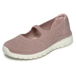 Ballerina Skechers "GRACEFUL", Damen, Gr. 38, mauve, Textil, Glitzer, Schuhe Ballerina, Freizeitschuh, Schlupfschuh, Slipper mit Stretch-Fit