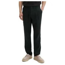Marc O'Polo Leinenhose MARC O'POLO "Osby jogger pleats", Herren, Gr. 36, L&auml;nge 30, schwarz, Web, Obermaterial: 100% Leinen, normal, Hosen
