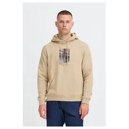 Kapuzenpullover Blend "BHIstvan", Herren, Gr. XXL, plaza taupe, Sweatware, 60% Baumwolle, 40% Polyester, bedruckt, normal normal, ohne Ausschnitt, Pullover Kapuzenpullover, Stilvoller Hoodie mit Kapuze und Fotoprint