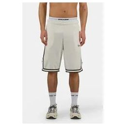 Sweatshorts Pegador "Signar Pique Basketball Shorts", Herren, Gr. XL, N-Gr, warm wei&szlig;, Sweatware, Obermaterial: 100% Baumwolle, unifarben mit Farbeinsatz, regular fit ca. Mitte Oberschenkel, Hosen Sweatshorts, Baumwolle, regular fit