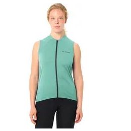 Radtrikot Vaude "WOMEN'S MATERA FZ TRICOT SL", Damen, Gr. 44, sage, Obermaterial: 100% Polyester, Trikots, f&uuml;r Radfahren, mit Frontrei&szlig;verschluss, schnelltrocknendes Material