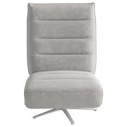 Sit & More TV-Sessel SIT & MORE "Eve", silber, B:80cm H:109cm T:98cm, 98% Polyester 2% Polyamid, Sessel, mit Herz-Waage und 2 Motoren, Bedienfelder im Sitz