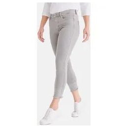 5-Pocket-Jeans STOOKER WOMEN "Rio Skinny Fit Denim Jeans", Damen, Gr. 50, L&auml;nge 28, silbergray, Twill, 98% Baumwolle, 2% Elasthan, skinny fit 7/8-L&auml;nge, Jeans 5-Pocket-Jeans, Skinny Fit Casual Clean Wash Denim Jeans Magic Shape Effekt f&uuml;r Damen