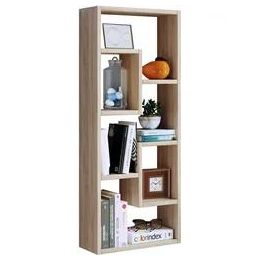 Standregal Vcm "Holz Stand Regal Raumteiler B&uuml;cher Standregal Vilo", braun (honig, eiche), B:36cm T:15cm, Regale, Standregal