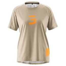 Radtrikot Gonso "Trail Jersey W", Gr. 38, cream, 88% Polyester, 12% Elasthan, Rundhals, Trikots, Damen Fahrradtrikot, leichtes u. atmungsaktives Trikot, ideal f&uuml;r MTB