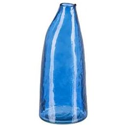 Dekovase CREATIV HOME "Vase", royalblau, H:28cm &Oslash;:11,5cm, Vasen, mit durchbrochenem Design