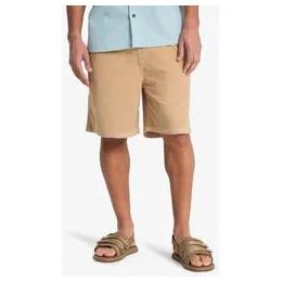 Shorts Quiksilver "TAXER CORD WS", Herren, Gr. L (52), N-Gr, khaki, Cord, Obermaterial: 100% Baumwolle, unifarben, knieumspielend, Hosen Shorts, sportlich, bequemer Sitz