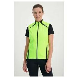 Funktionsweste CMP, Damen, Gr. 40, gelb fluo, Obermaterial: 100% Polyester, Westen Funktionsweste, mit reflektierenden Details, sportlicher Stil