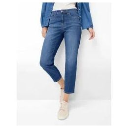 5-Pocket-Jeans Brax "Style CAROLA S", Damen, Gr. 40L80, Langgr&ouml;&szlig;en, stein, Denim/Jeans, 75% Baumwolle, 17% Polyester, 5% Elastomultiester, 3% Elasthan, Jeans 5-Pocket-Jeans