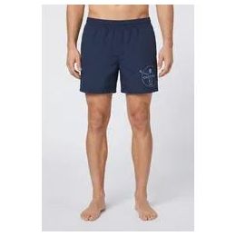 Badeshorts Chiemsee "Swim Shorts Jadeite", Herren, Gr. M, N-Gr, marineblaus, Obermaterial: 100% Polyester, Badehosen Badeshorts, sportliche Schnittform, bequeme Passform