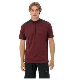 Radtrikot Vaude "MEN'S TAMARO HZ SHIRT IV", Herren, Gr. L, roteva, Obermaterial: 100% Polyester, Trikots, f&uuml;r Radfahren, f&uuml;r Erwachsene, atmungsaktiv, leicht