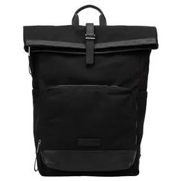 Marc O'Polo Reisetasche MARC O'POLO "aus gewachstem Canvas", Herren, Gr. B/H/T: 33cm x 60cm x 13cm, schwarz, Polyester, unifarben, Taschen Reisetasche