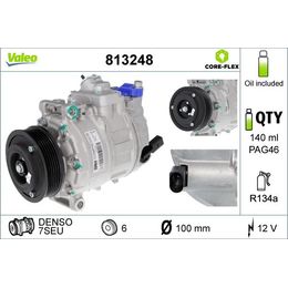 Valeo Kompressor, Klimaanlage 813248 12V f&uuml;r VW 7E0820803F 7E0820803 7E0820803A