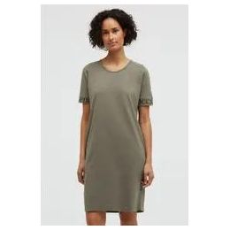 Sommerkleid SOCCX, Damen, Gr. XL, US-Gr&ouml;&szlig;en, cool khaki, Web, Material: 100% Baumwolle, unifarben, regular fit Midi, Rundhals, Raglan&auml;rmel B&uuml;ndchen, Kleider Sommerkleid, mit Taschen