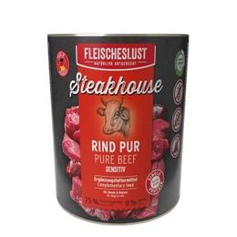 Fleischeslust Sensitiv Nassfutter Dose Rind pur 6x800 g