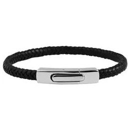 Adelia&acute;s Armreif ADELIA ́S "Unisex Armband &ndash; Armreif aus Leder 21 cm", schwarz, Armb&auml;nder, Damen, 21cm, Leder, Armreif, Ideal zum Verschenken &ndash; schlicht und stilvoll