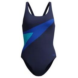 Badeanzug Speedo Gr. 38, nvy, blu, Badeanz&uuml;ge, Damen, 38, N-Gr, Obermaterial: 100% Polyester, Badeanzug