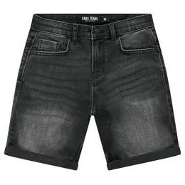 Jeansbermudas Cars Jeans "Shorts COLORADO", Jungen, Gr. 14 (164), N-Gr, schwarz used, Denim/Jeans, Obermaterial: 76% Baumwolle, 22% Polyester, 2% Elasthan, Abriebeffekte, Basic kniefrei, Jeans