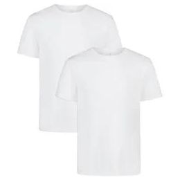 T-Shirt Under Armour "T-Shirt PERF COTTON CREW NECK 2PK 2er Pack", Damen, Gr. XXL, wei&szlig;, Obermaterial: 57% Baumwolle CO. 38% Polyester PES. 5% Elasthan EL., Shirts T-Shirt