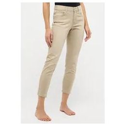 Straight-Jeans Angels "ORNELLA", Damen, Gr. 46, N-Gr, sand used, Denim/Jeans, Obermaterial: 89% Baumwolle, 8% Polyester, 3% Elasthan, Jeans Straight-Jeans