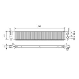 Valeo K&uuml;hler, Motork&uuml;hlung 701362 f&uuml;r SKODA VW SEAT AUDI 5Q0121251EL