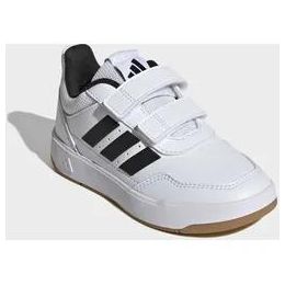 Sneaker Adidas SPORTSWEAR "TENSAUR SPORT 3.0 CF K", M&auml;dchen, Gr. 29, cloud wei&szlig;, core schwarz, gum10, Synthetik, Textil, Schuhe Sneaker, mit Klettverschluss, f&uuml;r Kinder & Jugendliche