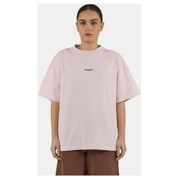 T-Shirt Pegador "Miravet Heavy Oversized Tee", Damen, Gr. XS, washed powder pink, Jersey, Obermaterial: 100% Baumwolle, bedruckt, oversize normal, Rundhals, Shirts T-Shirt, Baumwolle, oversize