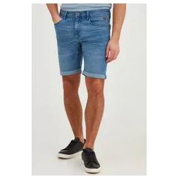 Jeansshorts Blend "BHBendigo", Damen, Gr. XXL, US-Gr&ouml;&szlig;en, blau (denim light blau), Web, 70% Baumwolle, 24% Polyester, 4% Viskose, 2% Elasthan, unifarben, schmal kurz, Jeans Jeansshorts, Stilvolle 5-Pocket-Jeansshorts
