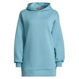 Kapuzenpullover SALZHAUT "Hoodie REEG", Damen, Gr. S, blau (reef), Obermaterial: 80% Baumwolle CO. 20% Polyester PES., Pullover Kapuzenpullover