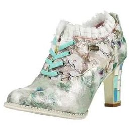 High-Heel-Pumps Laura Vita "Laura Vita Stiefelette Textil", Damen, Gr. 41, grau, blau, Textil, Schuhe