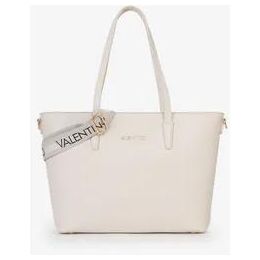 Shopper Valentino BAGS "ZERO RE", Damen, Gr. B/H/T: 35cm x 28cm x 10cm, ecru, Lederimitat, Taschen Shopper, Henkeltasche Schultertasche Umh&auml;ngetasche