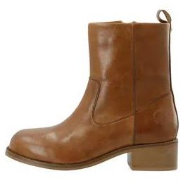 Ca'Shott Stiefel CA'SHOTT "Ca'Shott Boots CASVILMA", Damen, Gr. 38, Normalschaft, cognac, Obermaterial: 100% Leder, Schuhe Stiefel