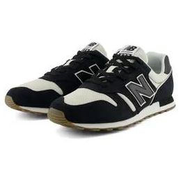 Sneaker New Balance "373", Herren, Gr. 45, schwarz, Leder, Synthetik, Textil, Schuhe Sneaker