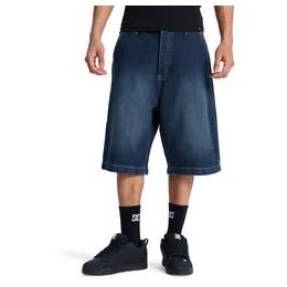 Jeansbermudas DC Shoes "Baggy", Herren, Gr. 34L, schwarz denim, Obermaterial: 75% Walkfrottier, 25% Walkfrottier;, Jeans