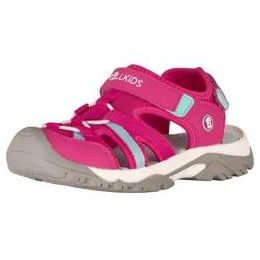 Sandale Trollkids "KIDS STAVANGER SANDAL XT", M&auml;dchen, Gr. 31, bright pink, schwarz mint, Synthetik, Schuhe Sandale