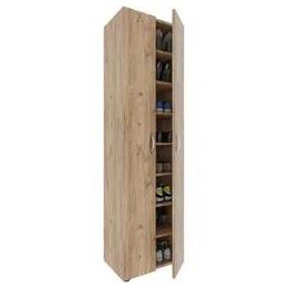 Schuhschrank Vcm "XXL Holz Gro&szlig;er Schuhschrank Schuhkommode Ulas 8", braun (honig, eiche), B:49cm T:30cm, Obermaterial: 100% Holz Wood., Schr&auml;nke, Schuhschrank