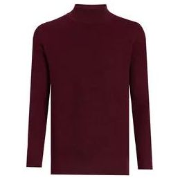 Rollkragenpullover FELIX HARDY "Rollkragenpullover", Herren, Gr. M, bordeaux, 100% Baumwolle, Pullover Rollkragenpullover