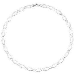 Collier Jobo "grob-gliedrig 7,7 mm", silber 925, Halsketten, Herren, Silber 925 (Sterlingsilber), L: 45, Collier, 925 Silber 45 cm