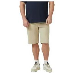 Chinoshorts, Herren, Gr. 44, N-Gr, beige, Web, Obermaterial: 97% Baumwolle, 3% Elasthan, s.Oliver MEN BIG SIZES, unifarben, regular fit knielang, Hosen Chinoshorts, mit Taschen
