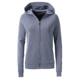 Sweatjacke LPO "Alea WMN", Damen, Gr. 36/38 (M), stone, 49% Polyester; 43% Modal; 8% Elasthan, Sweatjacken Sweatjacke, auch in Gro&szlig;en Gr&ouml;&szlig;en erh&auml;ltlich