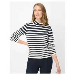 Strickpullover Brax "Style LESLEY", Damen, Gr. 42, navy, Strick, 100% Baumwolle, Pullover Strickpullover