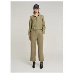 G-Star Raw Jumpsuit G-STAR "Modular Army Jumpsuit", Damen, Gr. S, Normalgr&ouml;&szlig;en, ensis gr&uuml;n, Obermaterial: 90% Viskose, 10% Polyester, Overalls Jumpsuit