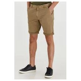 Chinoshorts Blend "BHBrix", Herren, Gr. M, US-Gr&ouml;&szlig;en, grau (lead gray), Web, 97% Baumwolle, 3% Elasthan, unifarben, regular fit kurz, Hosen Chinoshorts, Stilvolle Chino Shorts mit Eingrifftaschen