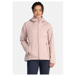 Outdoorjacke KARI TRAA "Voss", Gr. M, rosa, 100% Polyester, unifarben, normal, hoch geschlossener Ausschnitt, Jacken Outdoorjacke, mit wasserdichtem Material